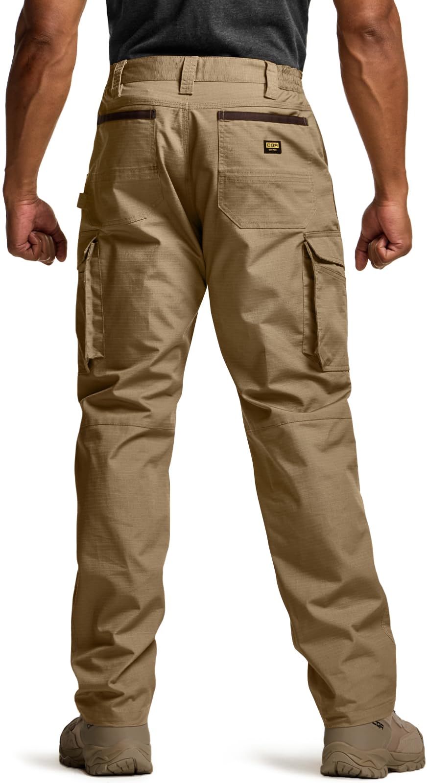 Snapklik.com : Mens Ripstop Work Pants, Water Resistant Tactical Pants ...