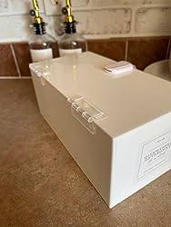 Amazon.com: YeeBeny Acrylic Sanitary Napkin Storage Container, Sanitary ...