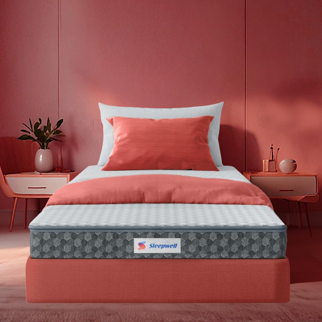 Sleepwell Stargold - Profiled Resitec Foam | 4-inch Single Bed Size ...