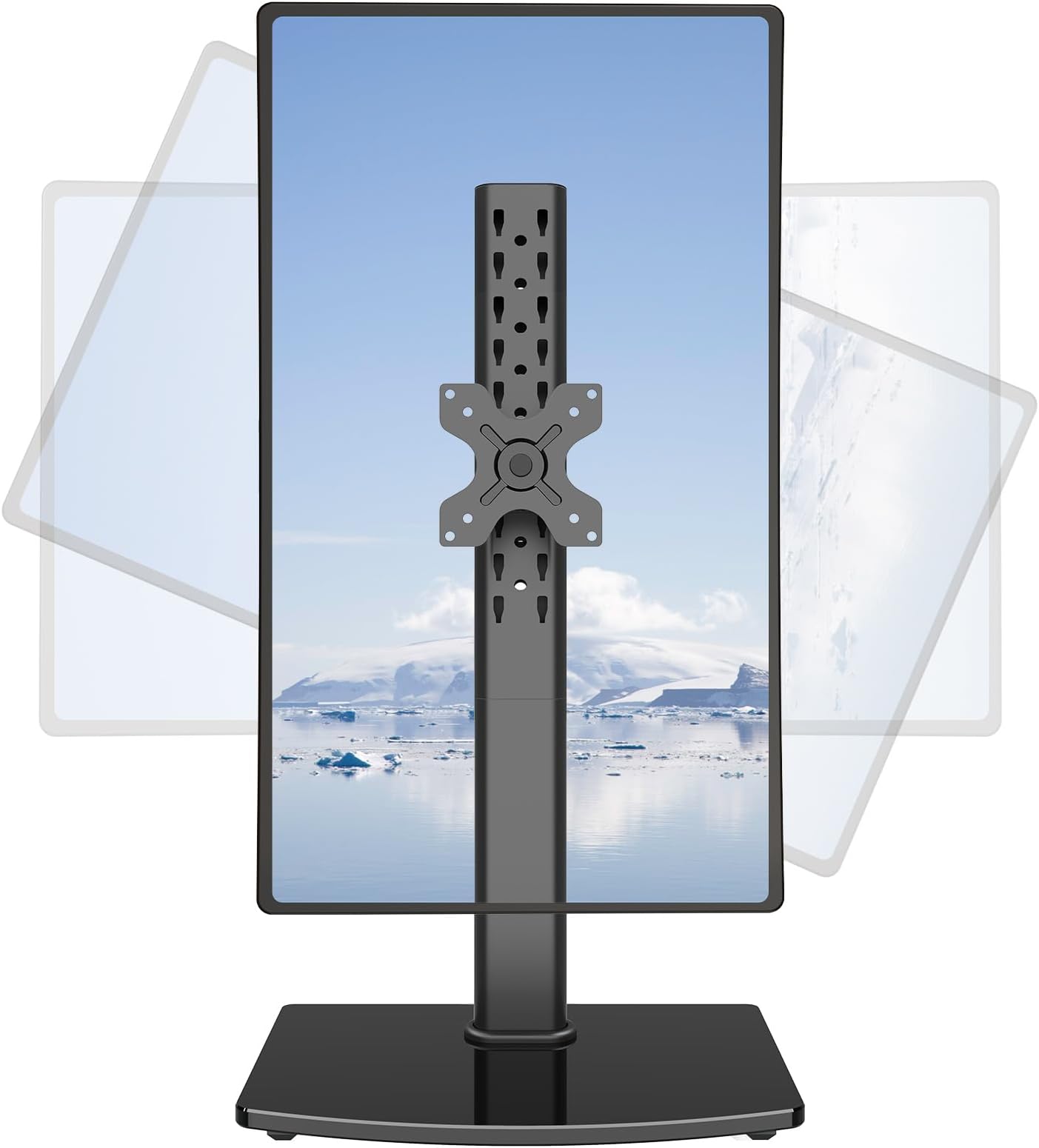 Amazon.com: MOUNT PRO Vertical Single Monitor Stand for Max 42 Inch/26 ...