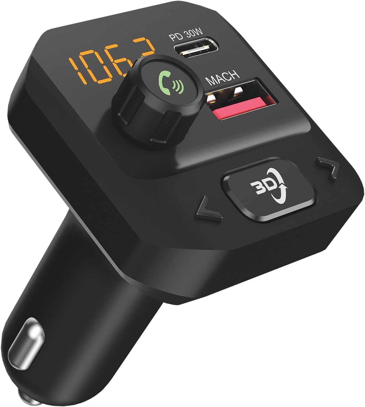 Portronics Auto 10 Car Bluetooth Receiver with Hands-Free Calling ...