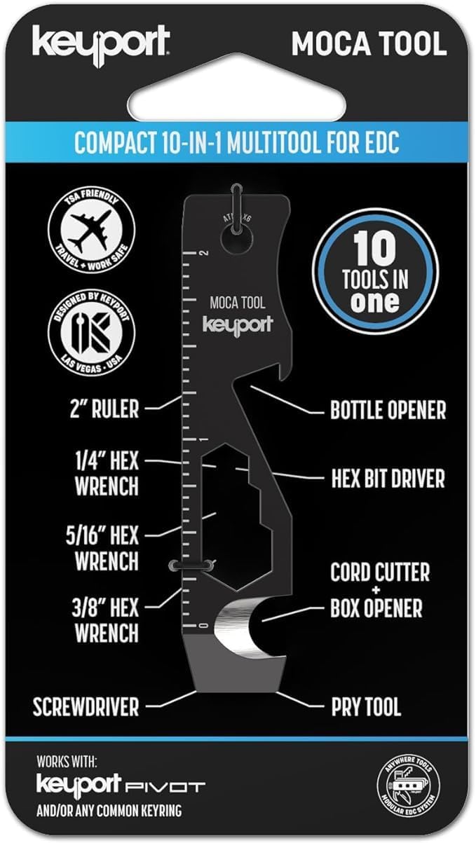 PROOF Keychain Pocket Multitool | Stainless Steel Utility Tool | EDC ...