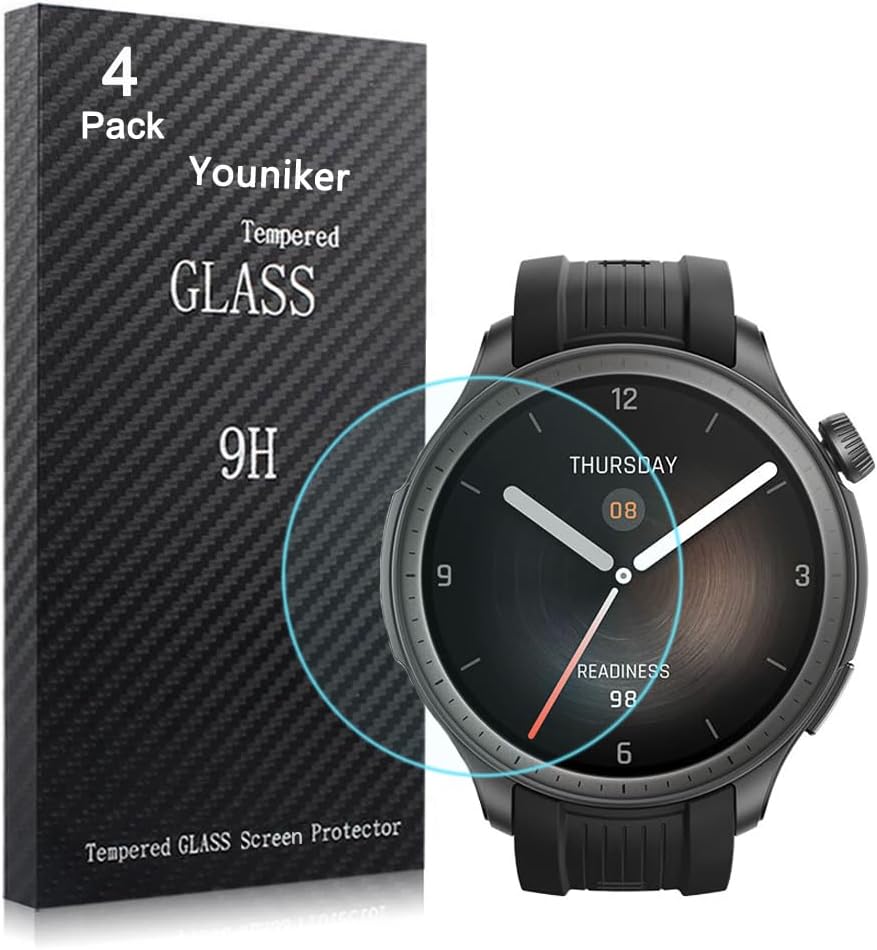 Amazon.com: Youniker 4 Pack Compatible with Amazfit Balance Screen ...