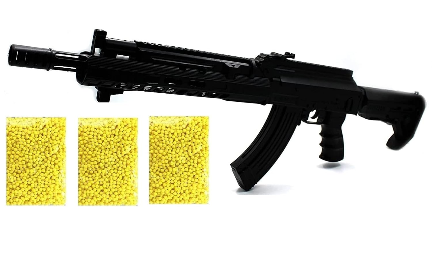 IndusBay® 27 Inches Long Plastic BB Bullet M4 M416 AWM Toy Gun with ...