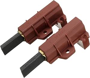Amazon.com: 2pcs Washing Machine Motor Carbon Brush and Holder Brushes ...