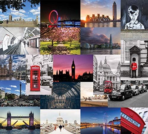 the lazy panda card company 20 London Postcards - Set of 20 Different ...