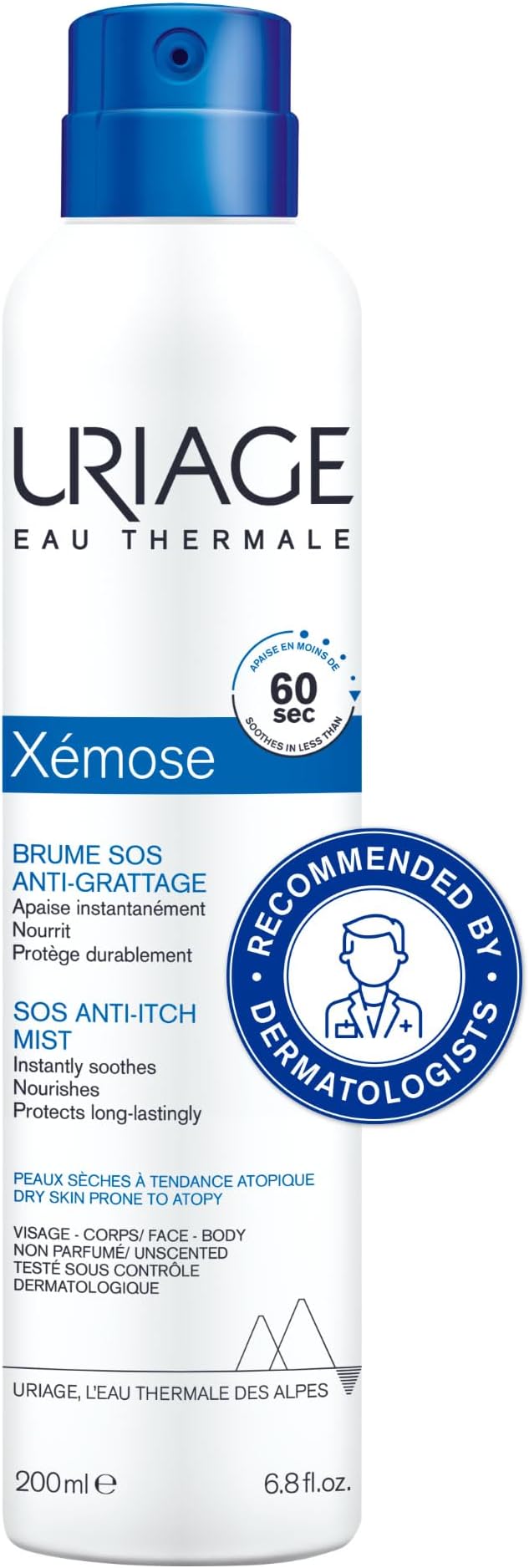 Uriage Xémose SOS Anti-Itch Mist 200ml - Dry Skin Prone to Atopy ...