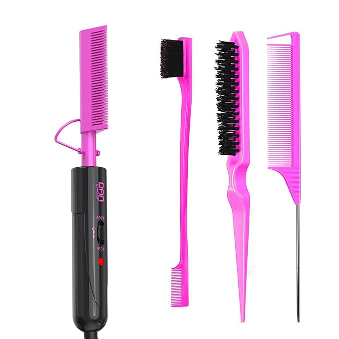 Amazon.com : DAN Technology Hot Comb Set,3 Pieces Hair Styling Comb Set ...