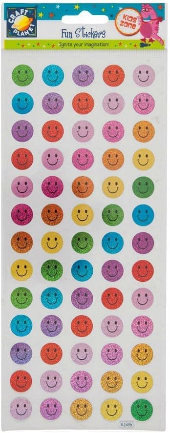 Funky Gifts Yellow Happy Face Vinyl Sticker : Amazon.co.uk: Automotive