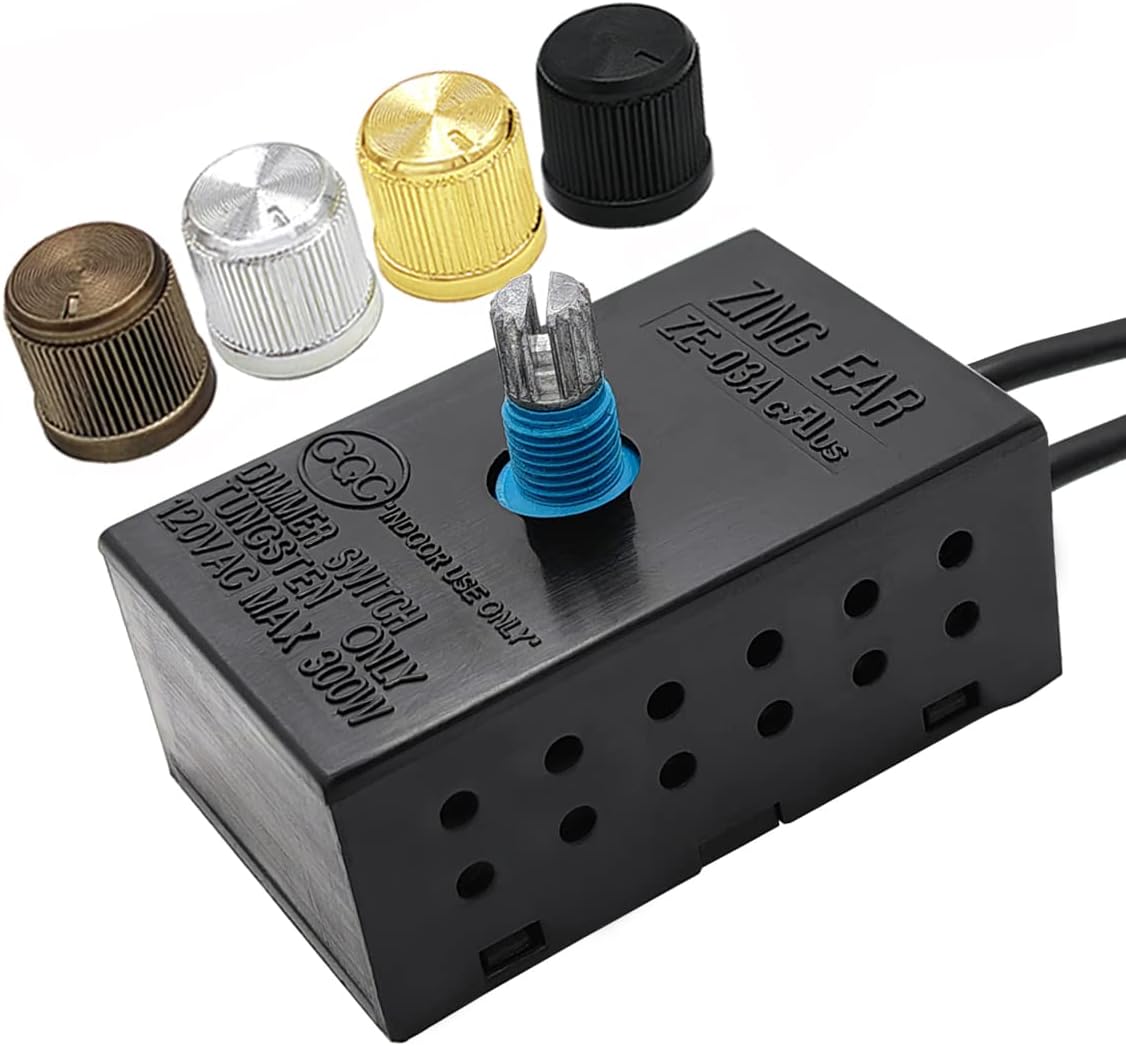 Table Lamp LED Dimmer Switch Kit Zing Ear ZE-03A 300W Max Inline ...