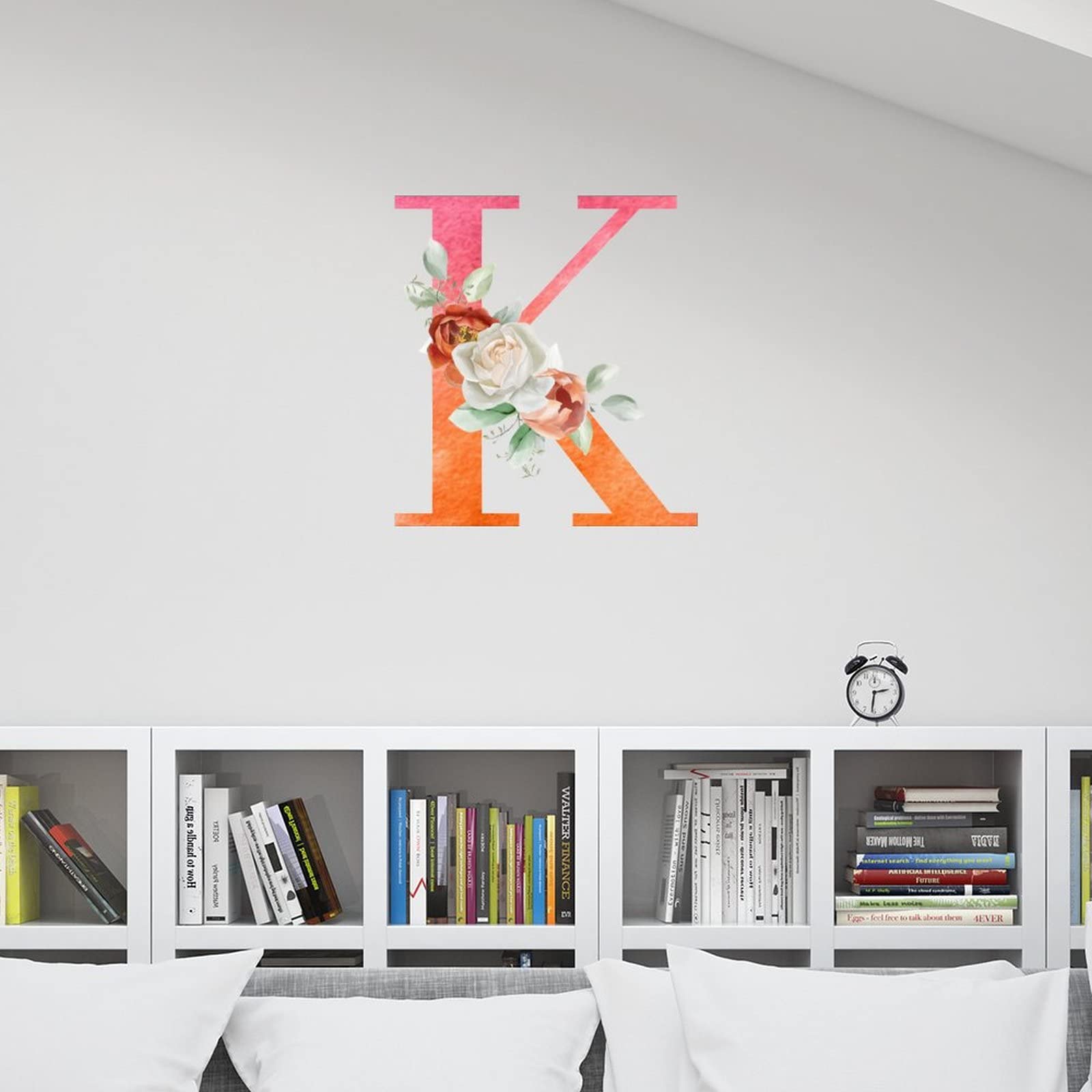 Initial Decals For Walls Monogram Wall Decals | Personalized Name Wall