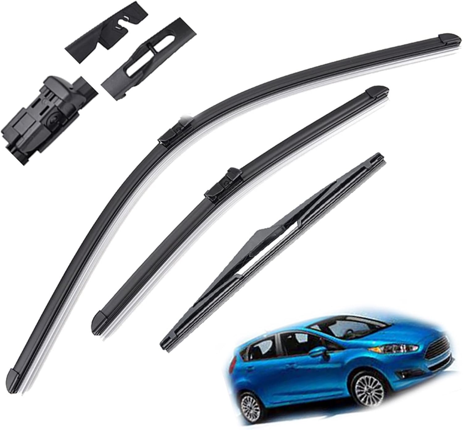 DHWUIASF Parabrezza Tergicristallo Spazzole per Ford per Fiesta MK6 ...
