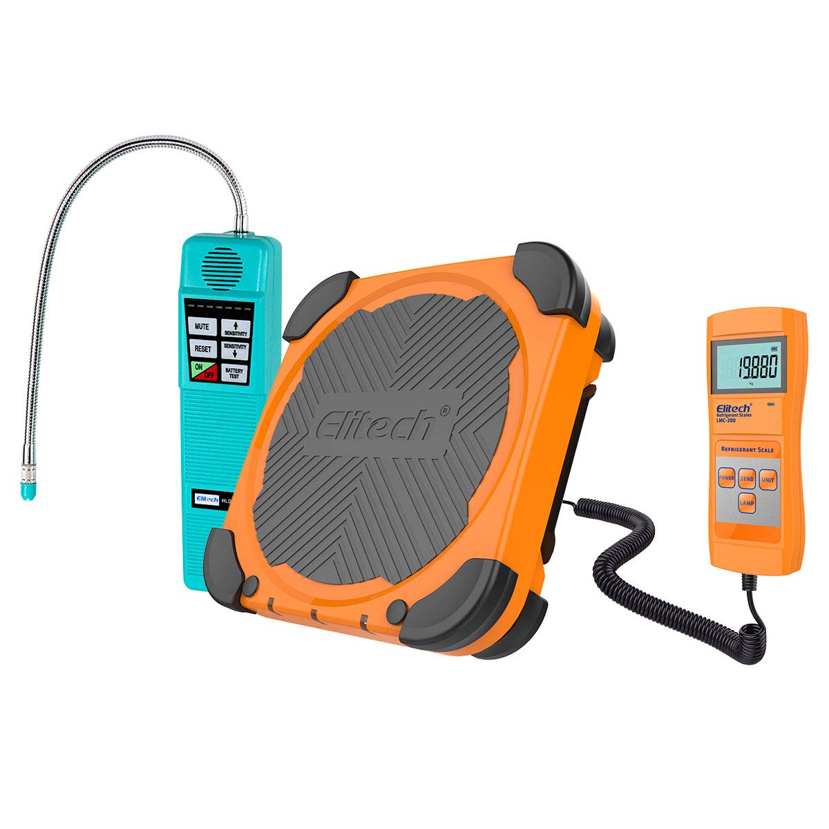 Buy Elitech HLD-100+ Halogen Leak Detector Freon Sniffer + LMC-200 ...