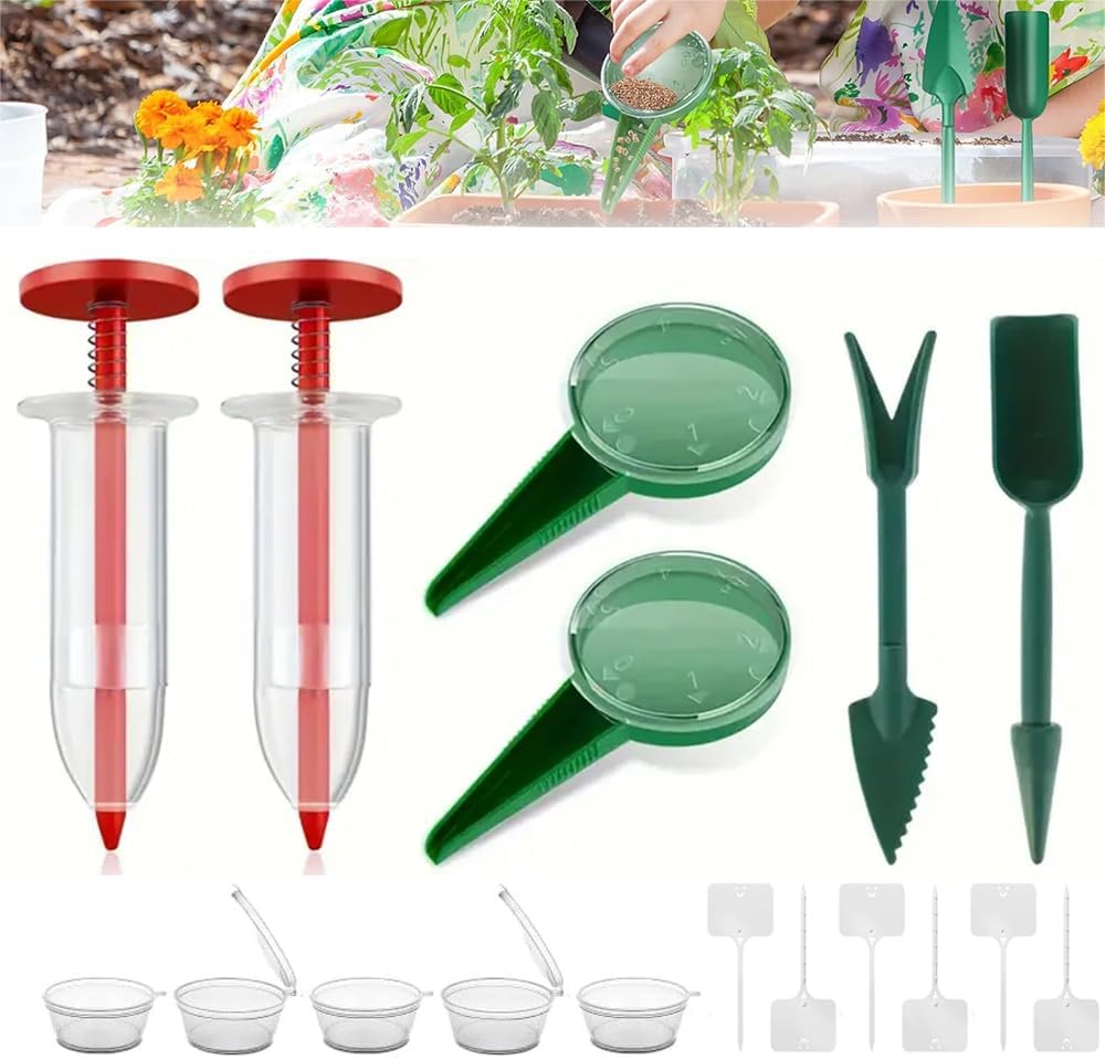 Amazon.com : Mini Seed Spreader Set, Seed Planter Tool for Small Seed ...