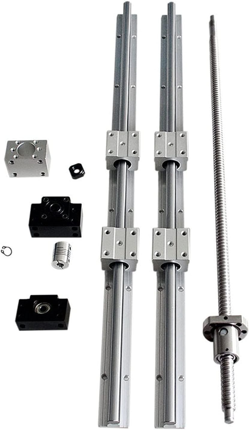 Amazon.com: SFU1204 Ball Screw 500 Length+1204 Nut+BKBF10 End Support ...