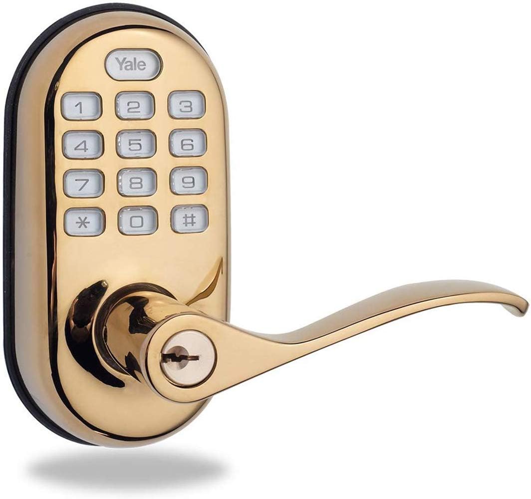 Yale Real Living YRL-210-NCR-605 Real Living Electronic Push Button ...