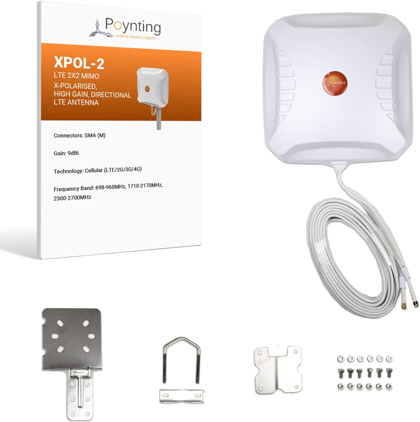 Amazon.com: Poynting XPOL-2-5G (No T-Mobile) Directional Cellular Antenna | 2X2 MIMO | 4G/LTE 5G ...
