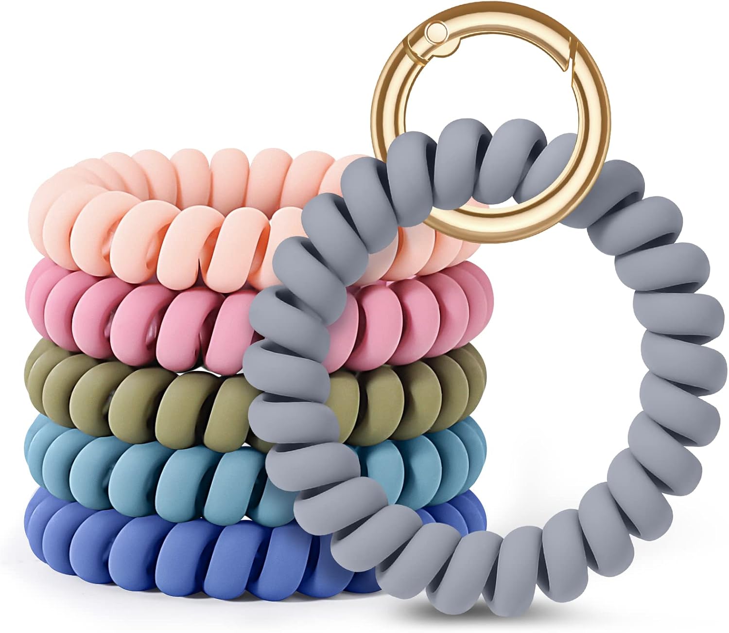 Amazon.com: LGEGE 6PCS Stretchable Wristband Wristlet Keychain Wrist ...