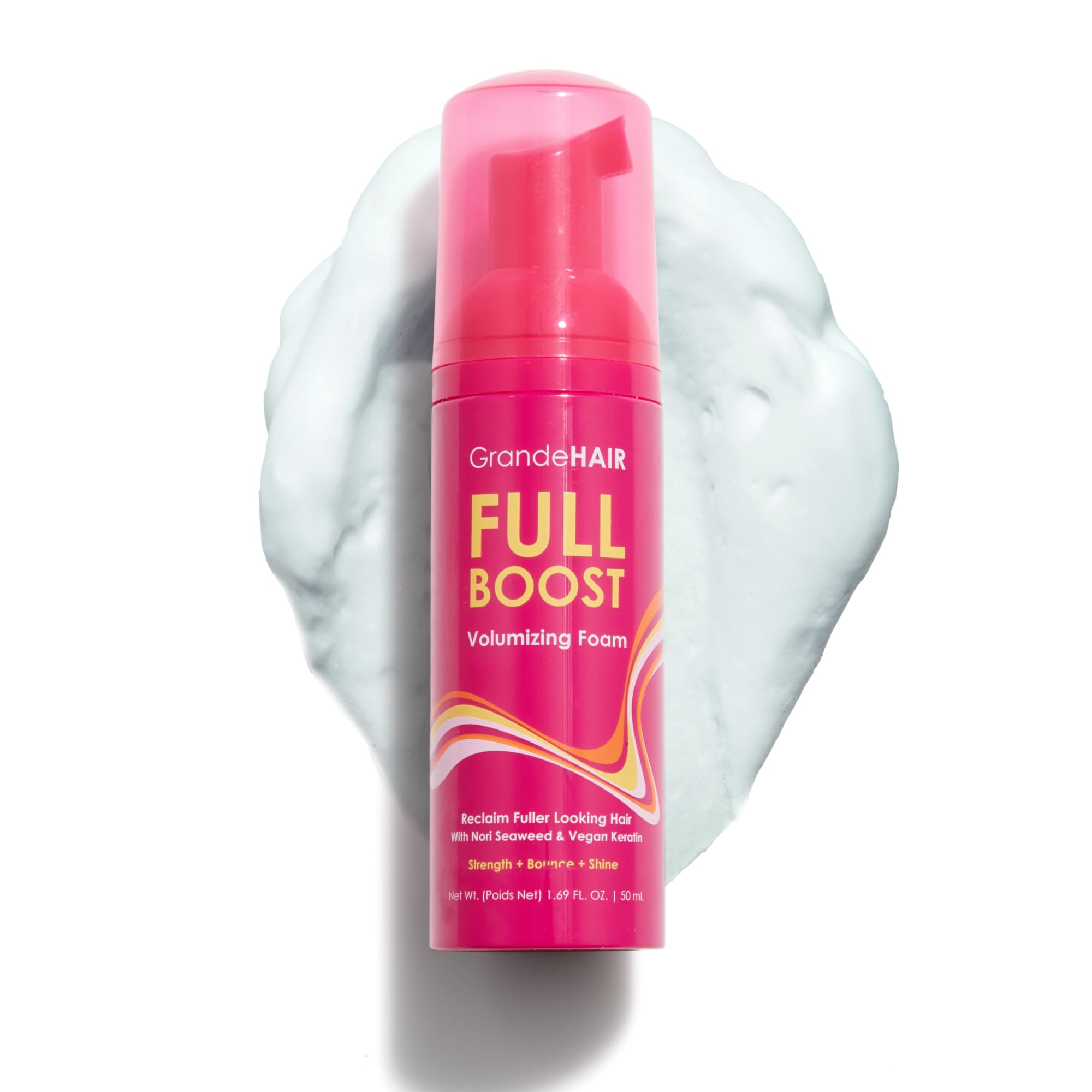 Amazon.com: Grande Cosmetics Volumizing Hair Foam For Instant Volume ...