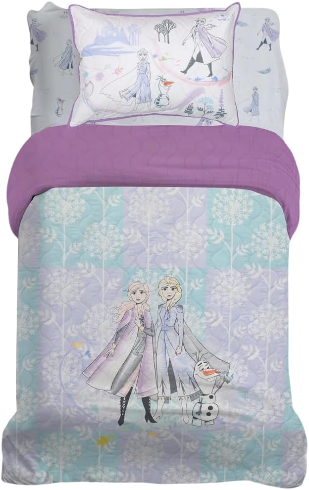 Amazon.com: Disney's Frozen 2 Kids Bedding Super Soft Premium Organic ...