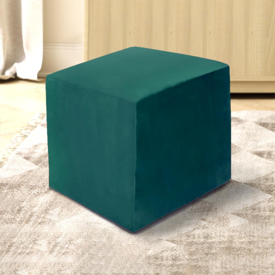 DECORDESK Ottoman Cube Foot Rest Office Meeting Seating Stool Box ...