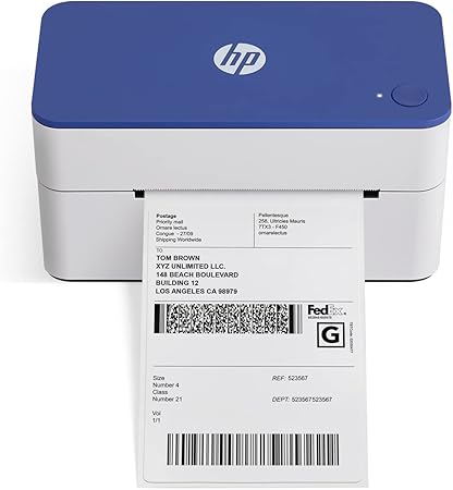 Amazon.com : HP Shipping Label Printer, Commercial Grade Direct Thermal ...