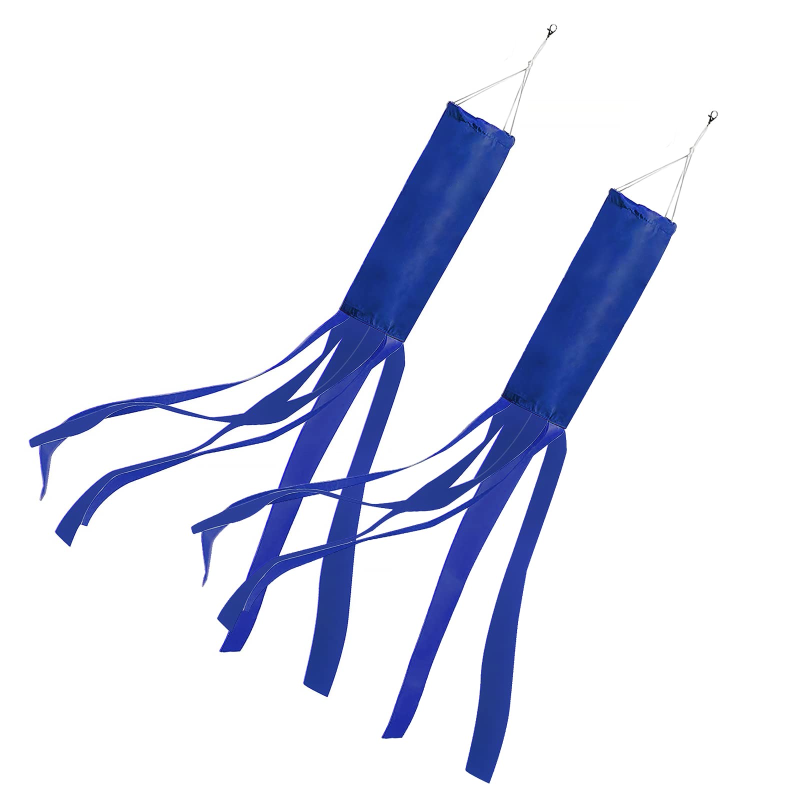 Amazon.com : stidsds Solid Blue Flag Windsocks Plain Blue Color Flags ...