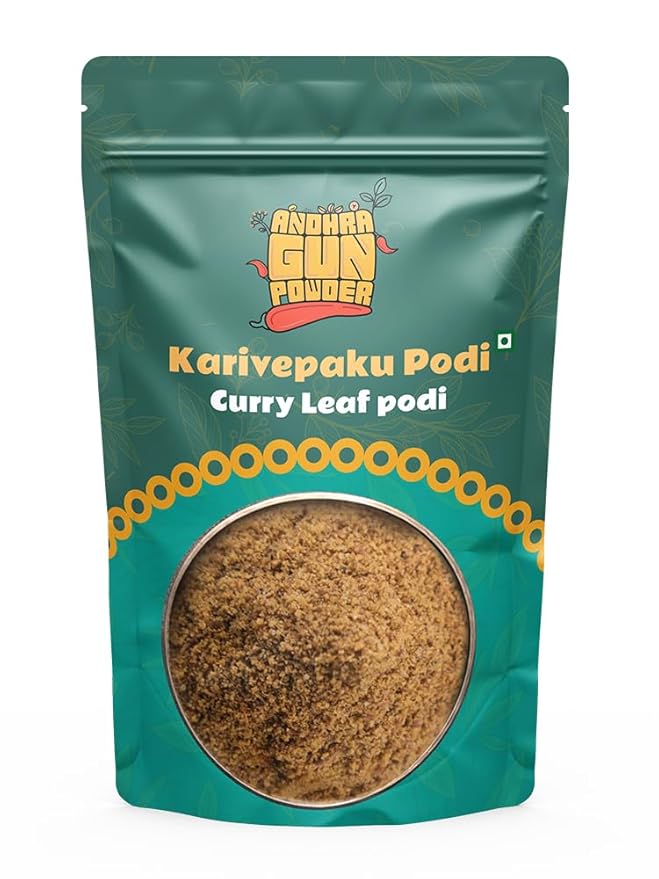 Andhra Gunpowder - Curry Leaf podi/Karivepaku Podi - 800g (200g * 4 ...