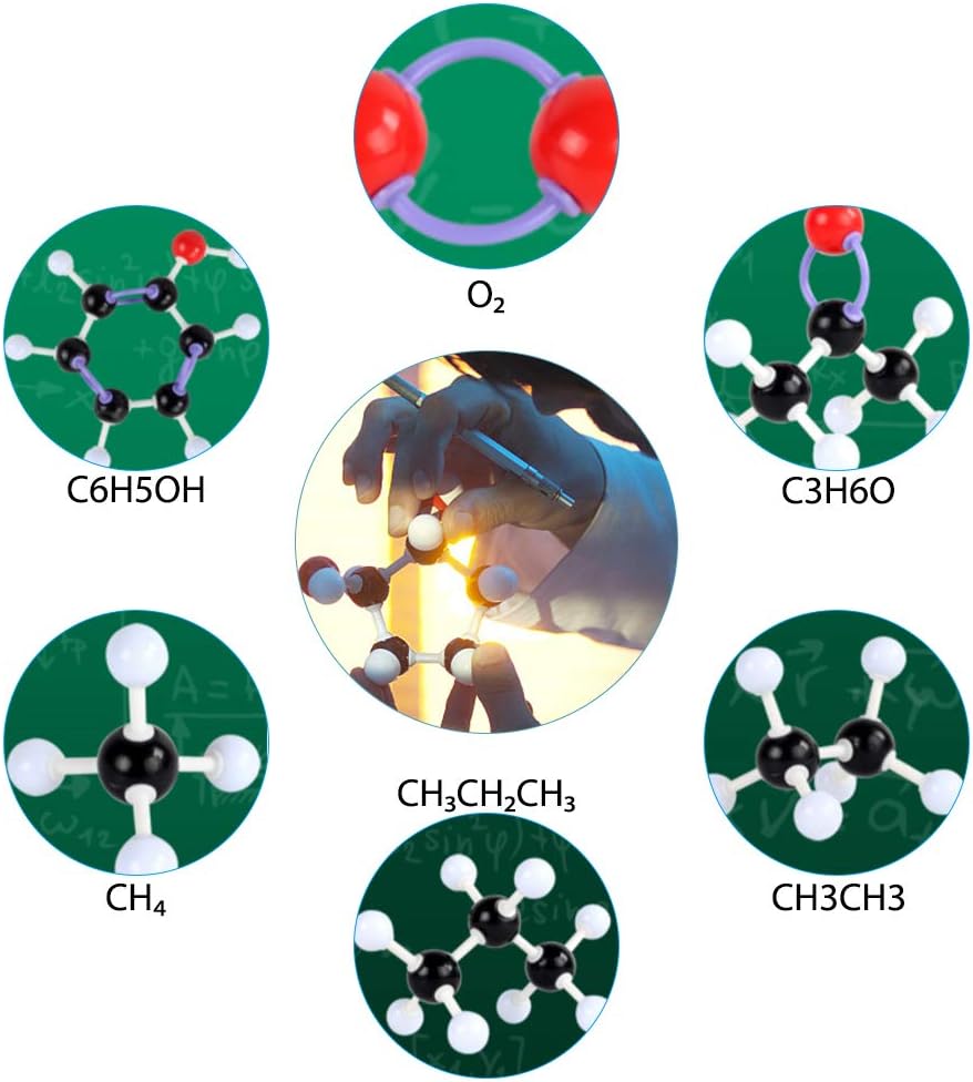 Gobesty Chemistry Molecule Model, Molecule Building Kit, Organic ...