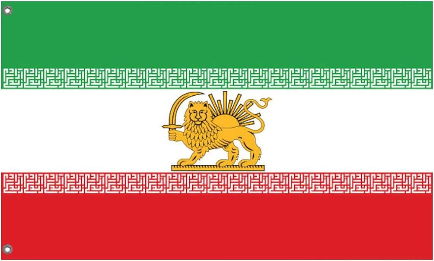 Iran Flag, Lion and Sun Iran Flag, Set di Bandiera Iran di 0,9 x 1,5 m ...