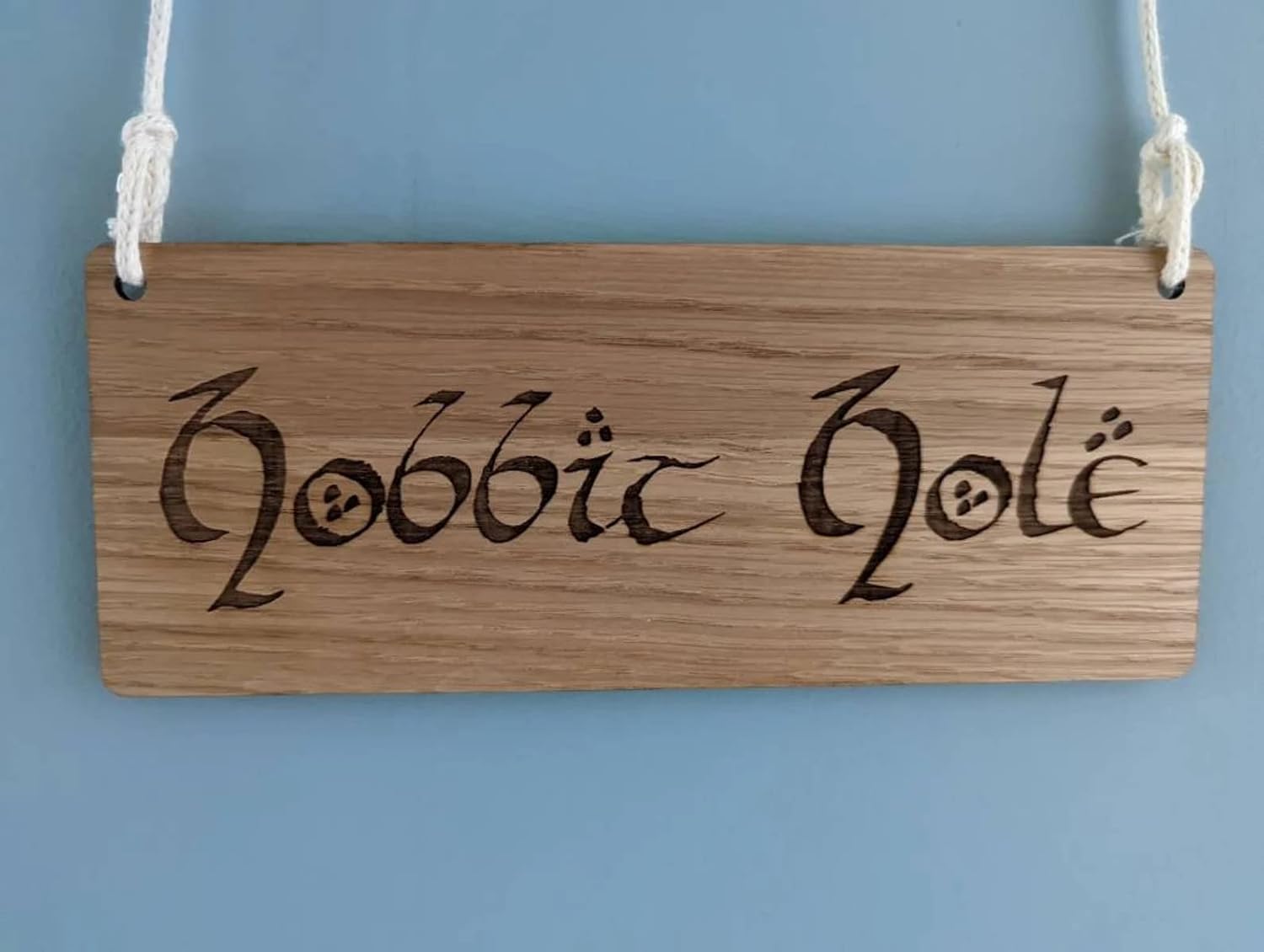 Hobbit hole sign door oak wood/The hobbit man cave sign, Hobbiton freak ...