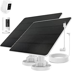 Amazon.com: Ring Camera Solar Panel Charger, Compatible with Ring Stick ...