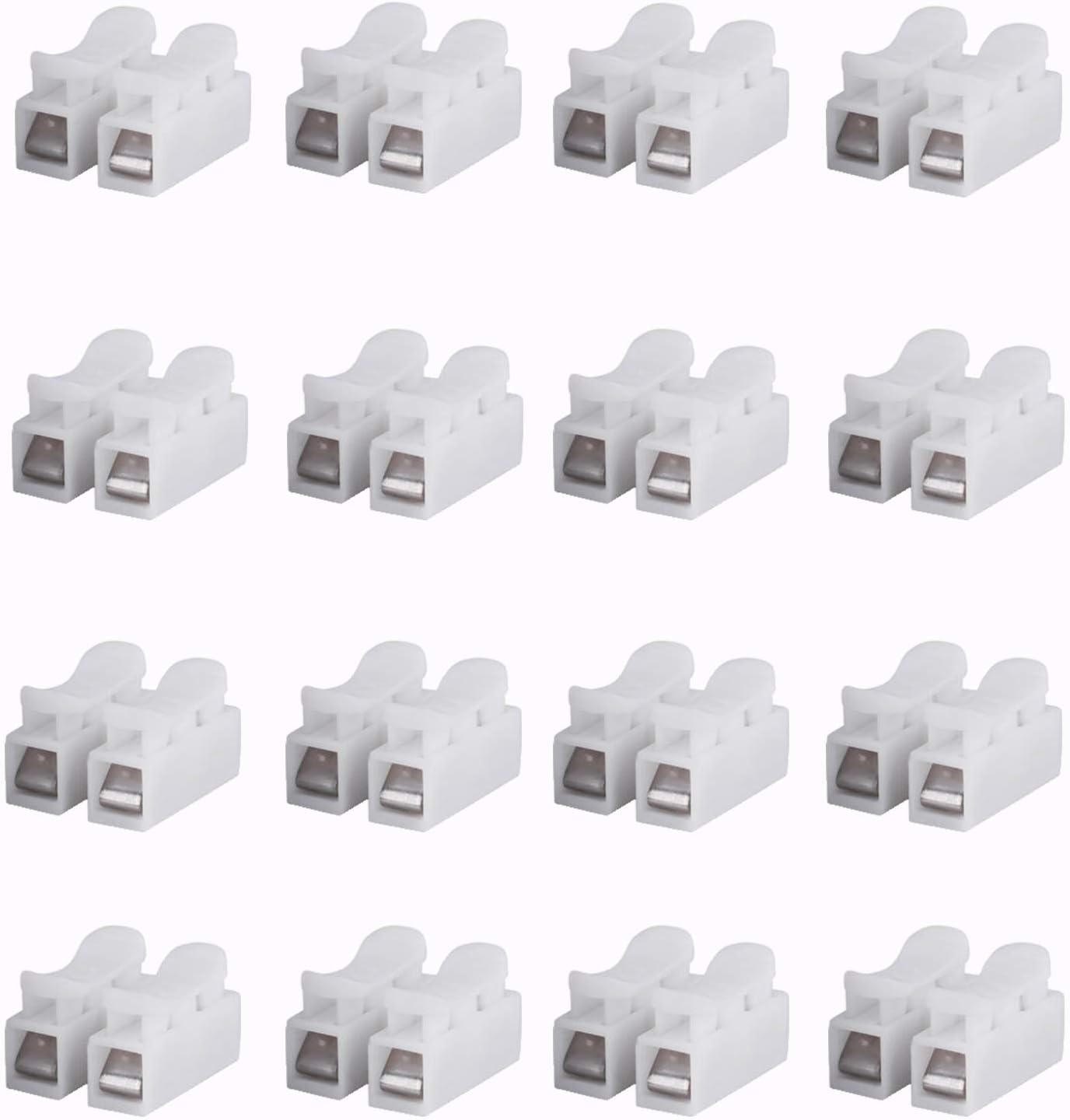 CEEYSEE 65 Pcs Spring Wire Connectors CH2 Cable clamp Terminal Block ...