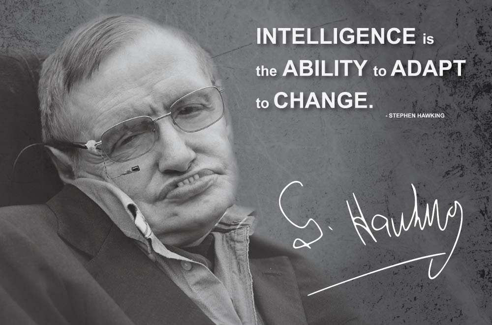 Quasar Crystal Scientist Stephen Hawkings Quote Poster for Home Decor ...