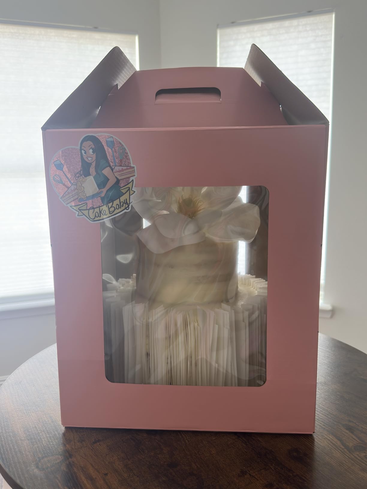 Amazon.com: TaoBary 6 Pcs Tall Cake Boxes with Window 2 Sizes 10 x 10 x ...