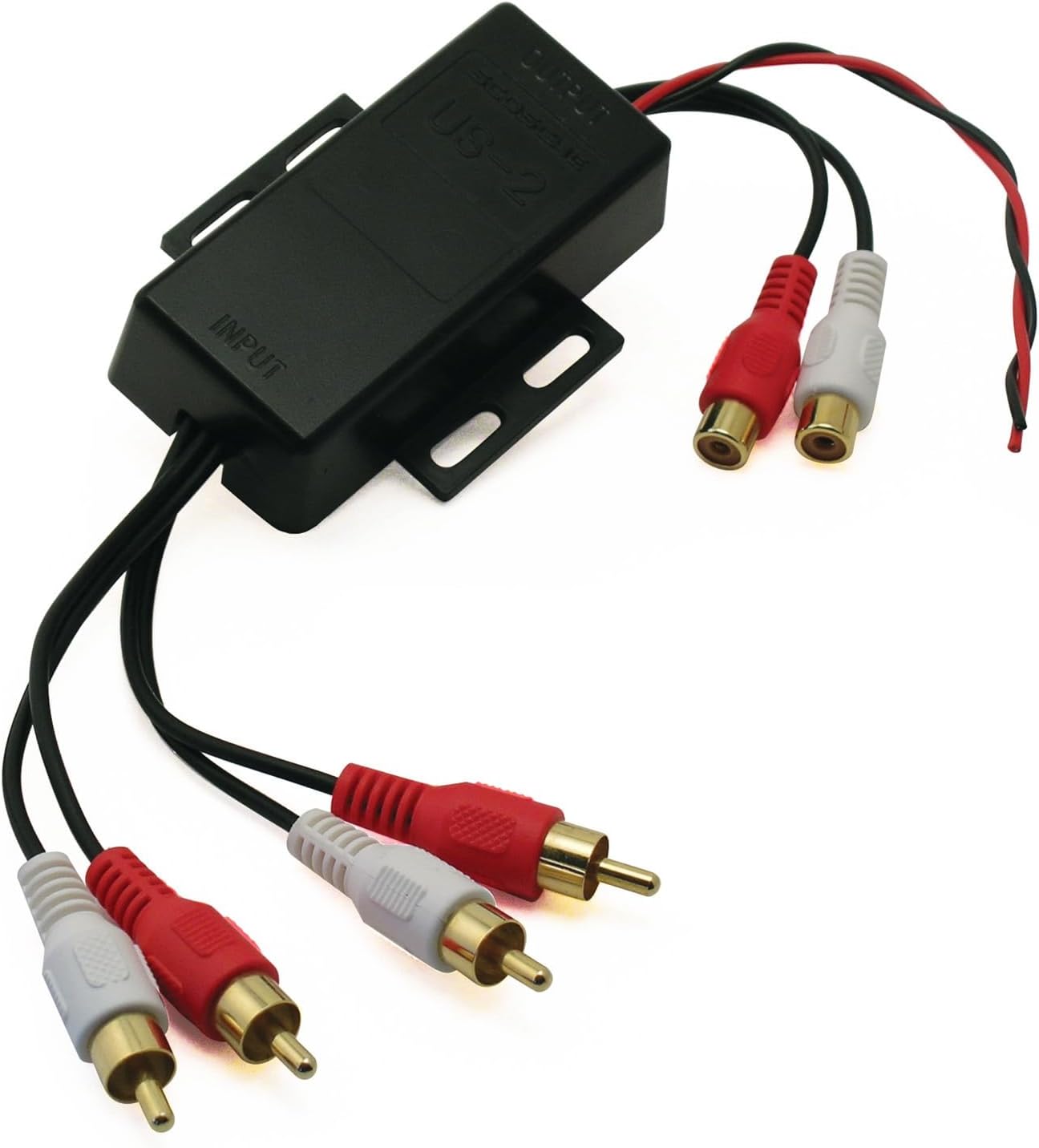 Amazon.com: Scosche US2B 12 Volt Universal 2-Way RCA Switch Box - Audio ...