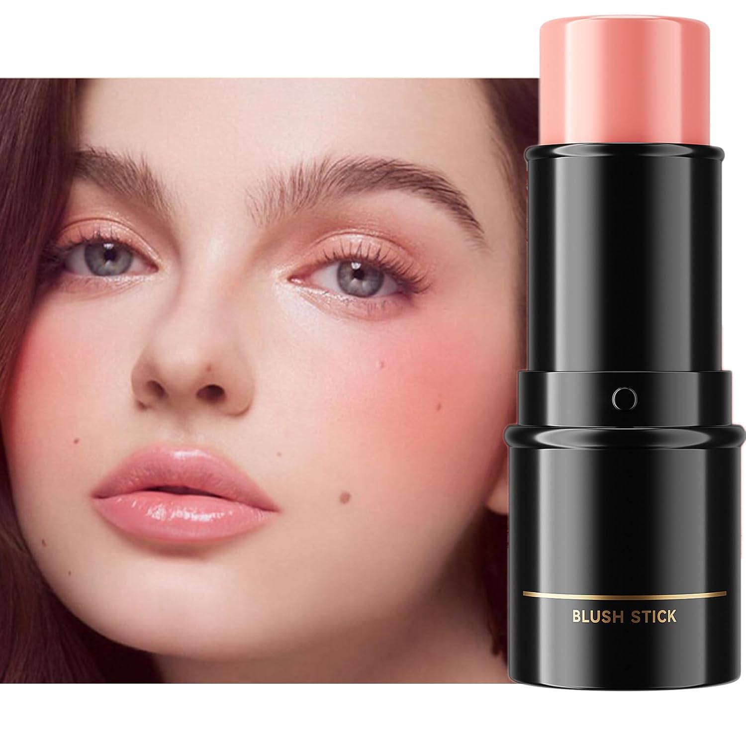Amazon.com : Rouge Blush Stick, Cream Blush Stick for Cheeks & Lips ...