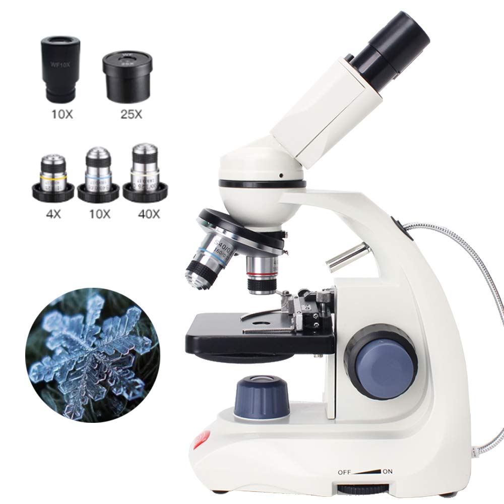 Dlmpt Student Monocular Microscope 1600x Magnification Science ...