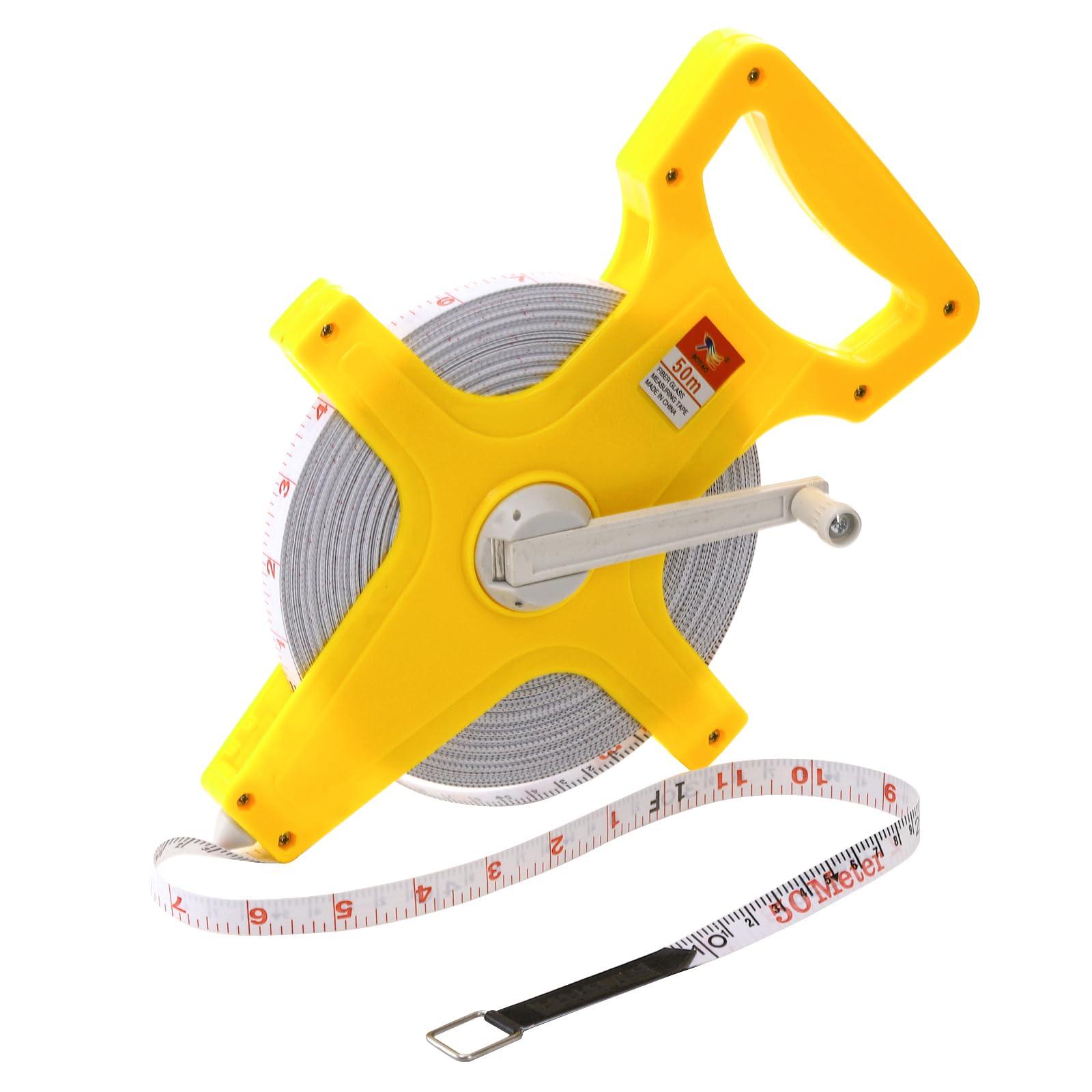 Snapklik.com : Coloch Open Reel Fiberglass Tape Measure, 165 Feet/50 ...