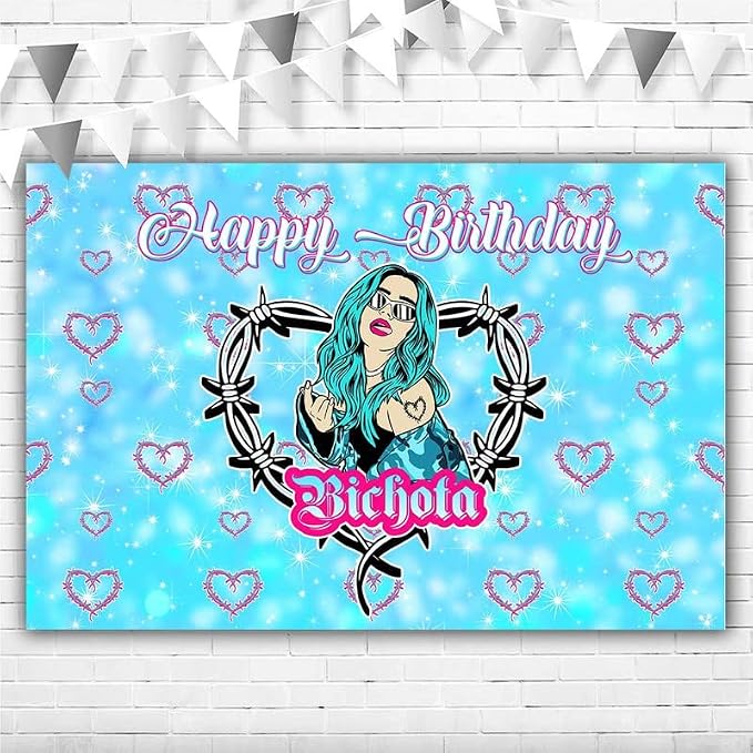 Amazon.com : Karol G Birthday Party Decorations 5x3ft Karol G Happy ...