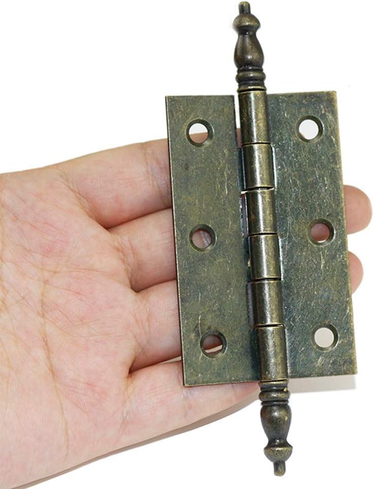 4 PCs Large-Size Antique Brass Flap Hinges with Lengthened Axis ...