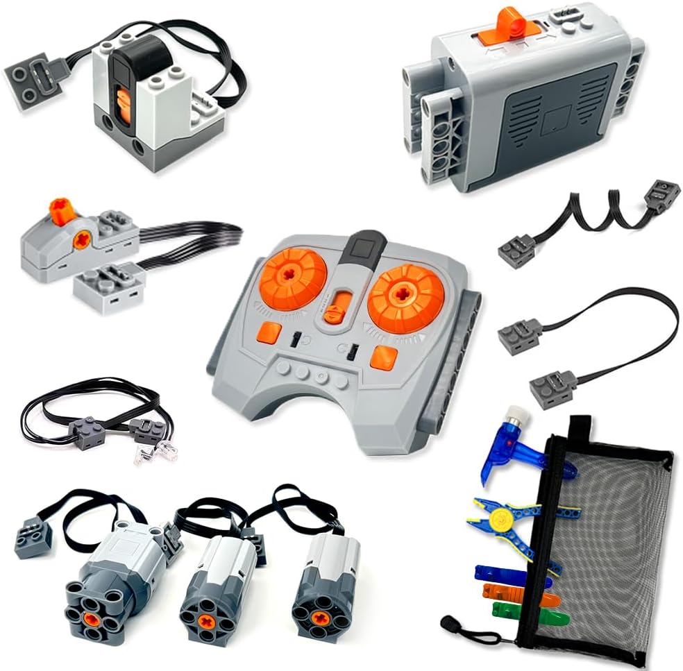 10-in-1 Motor Kit Compatible With Lego Technic, Set With Powerful ...