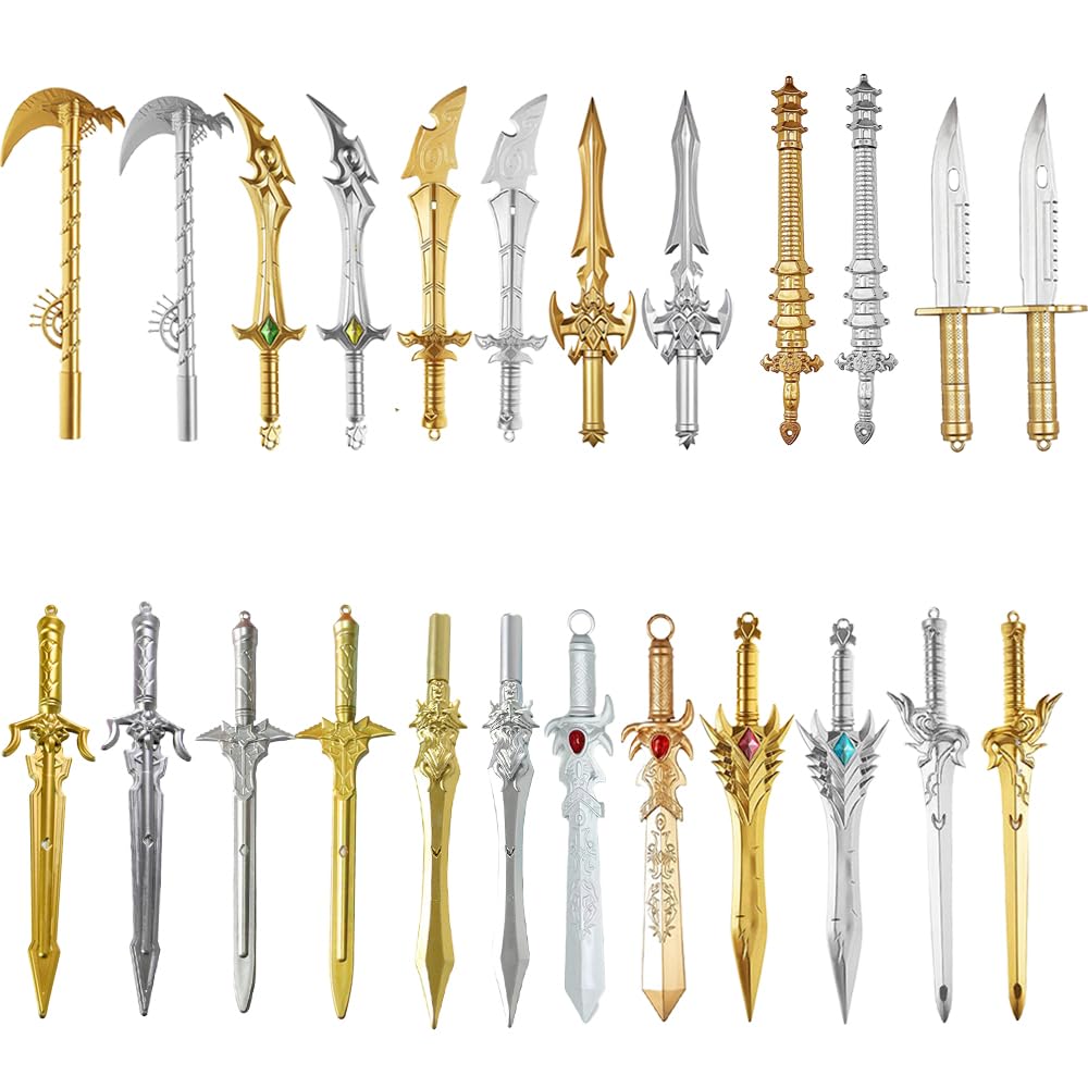 Amazon.com: Meckerni 24 Packs Ancient Sword Pens Set Fun Novelty Pens ...