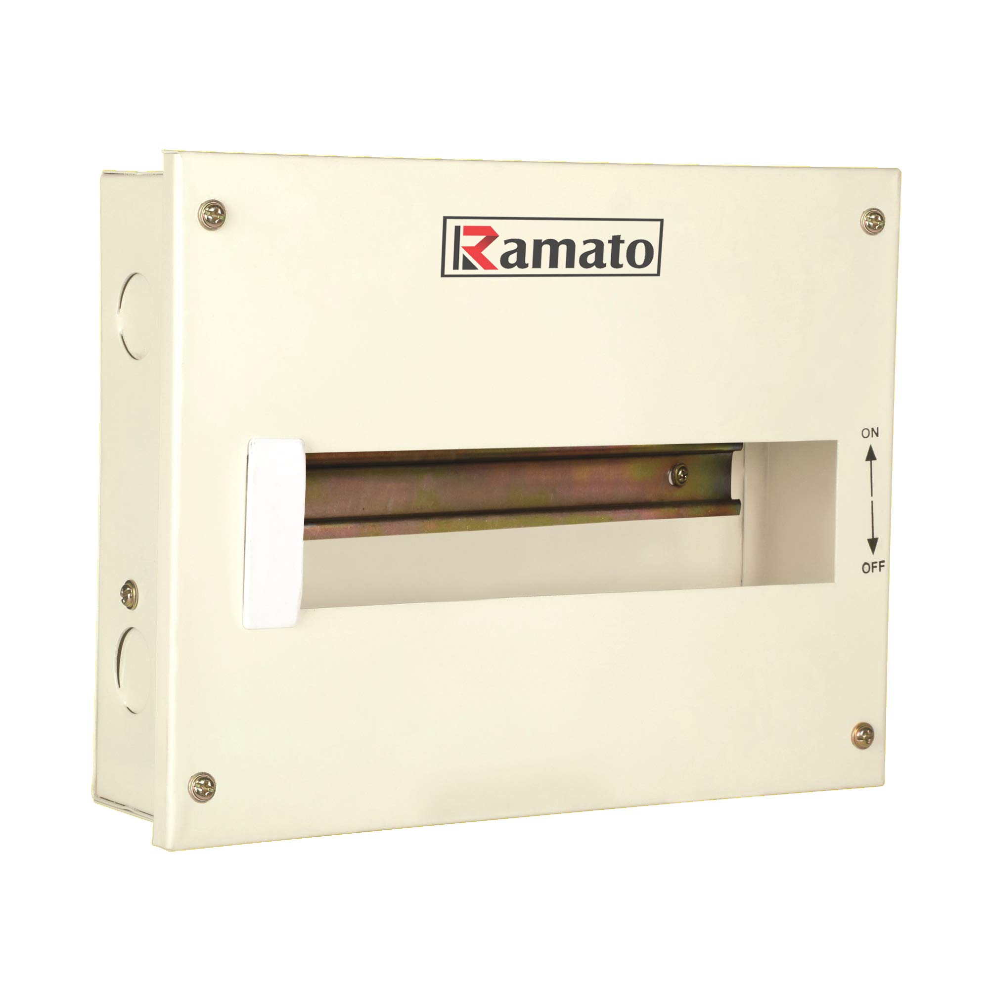 Buy Ramato 12 Way Sheet Metal MCB Distribution Box Board (Single Door ...