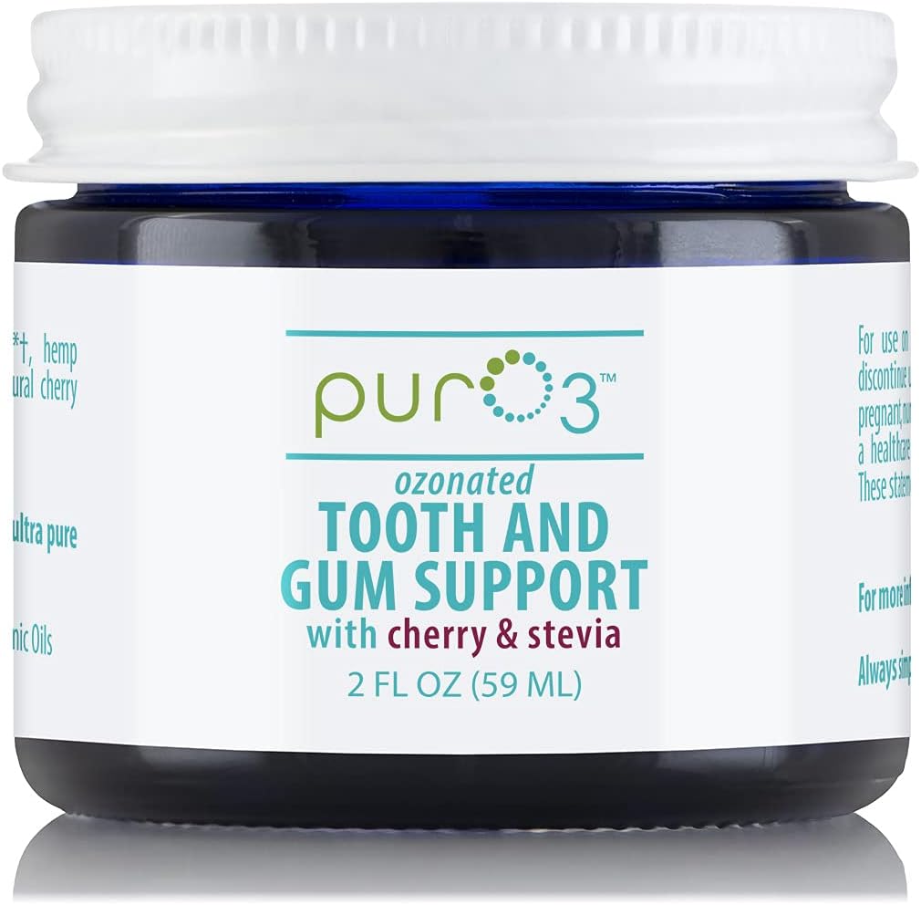 Amazon.com: PurO3 Ozone Tooth & Gum Support – Ozonated Organic Olive ...