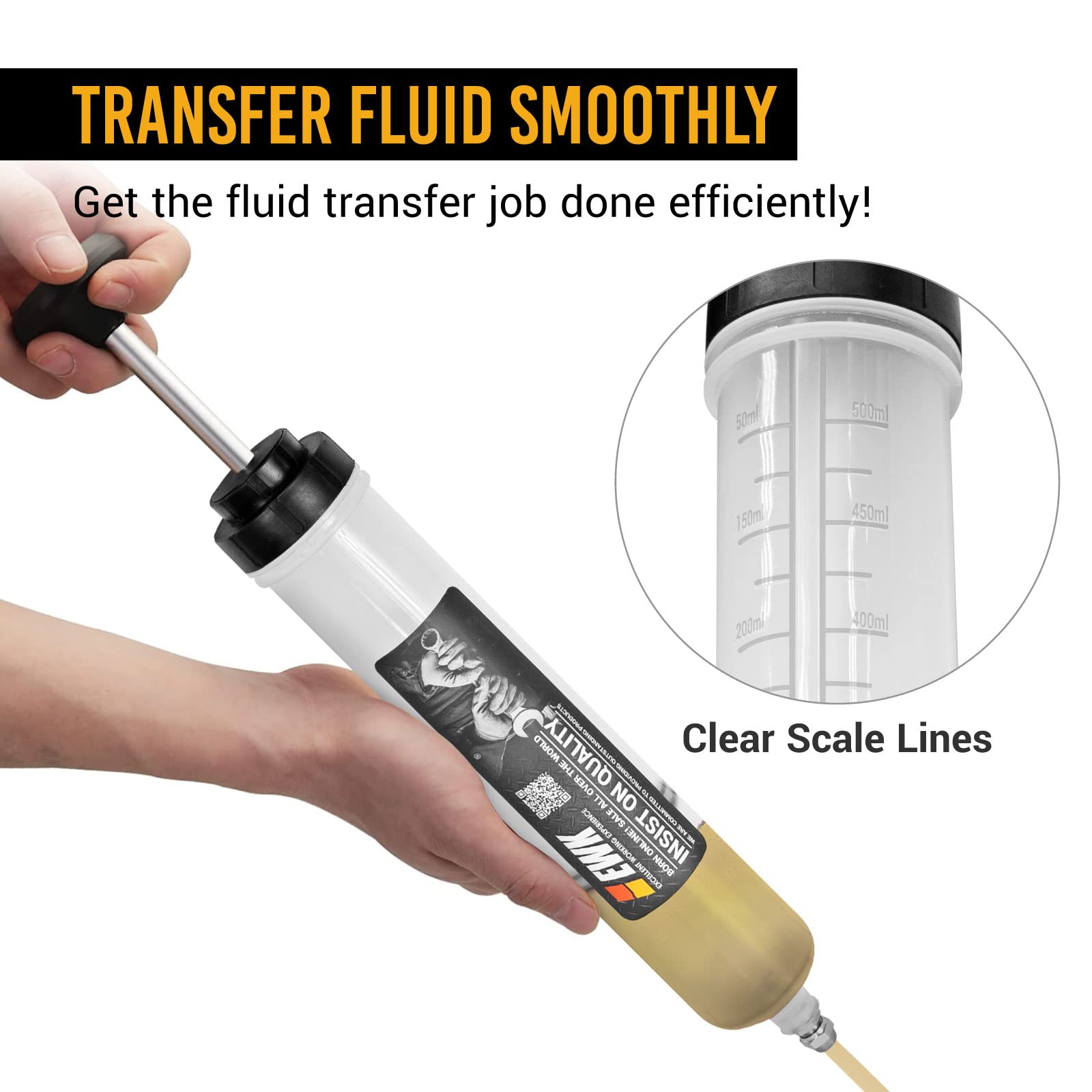 Snapklik.com : EWK 500cc Automotive Fluid Syringe Extractor