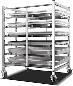 Amazon.com: Bakery Bun Pan Speed Rack ,Food Trays Racks cooling carts ...