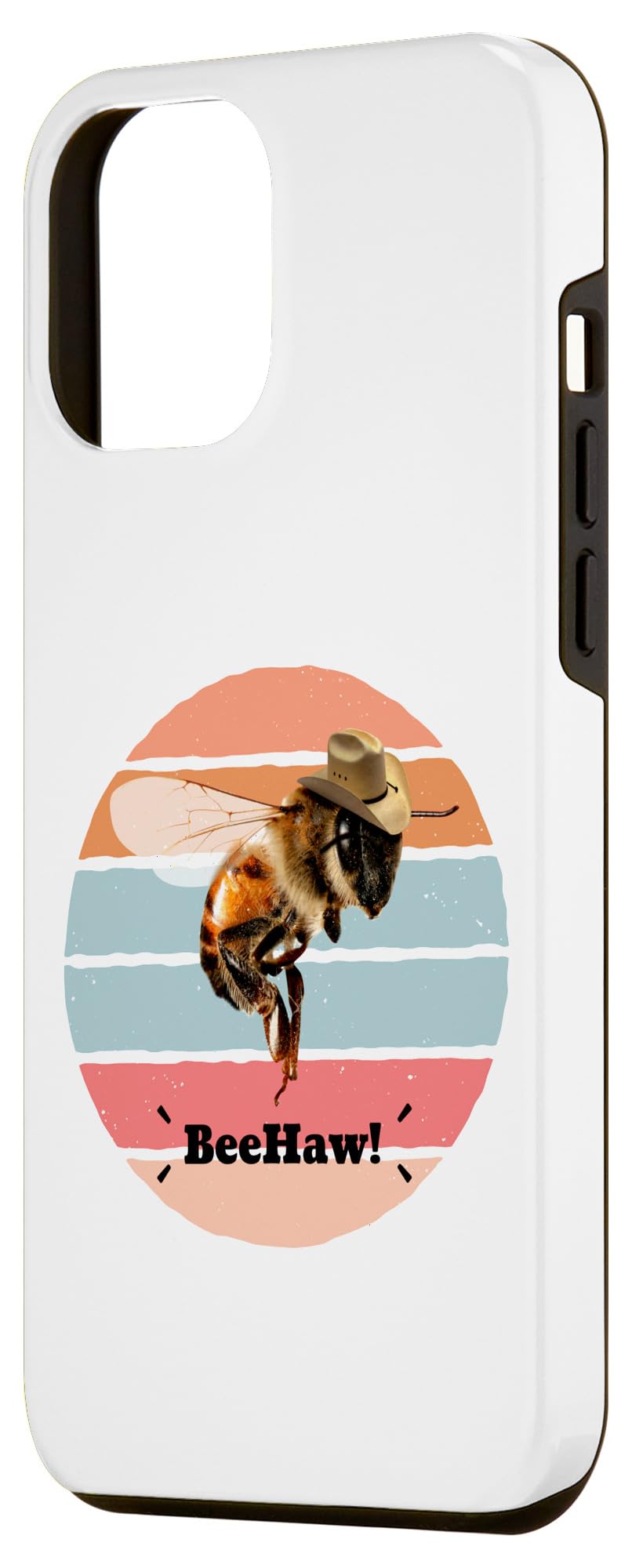 iPhone 15 Plus Cute Bee cowboy hat western BeeHaw nature humor wild ...
