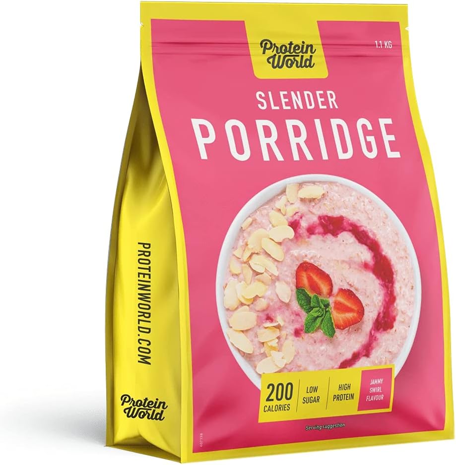 Protein World - Slender Porridge Chocolate 1.1kg - 22 Servings : Amazon ...