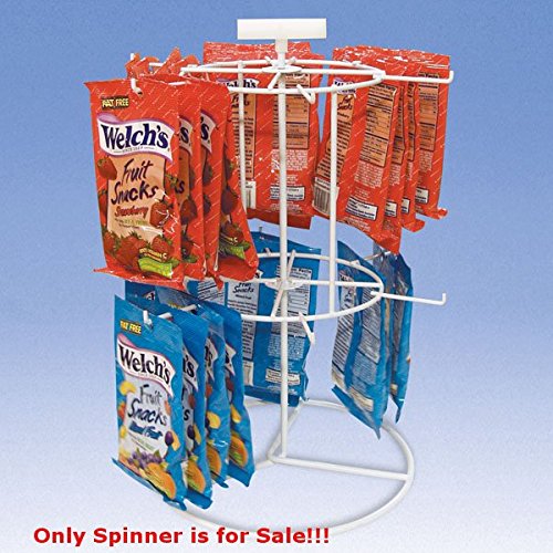 Amazon.com: Steel 2 Tier Counter Spinner in White 12 D x 15 H Inches ...